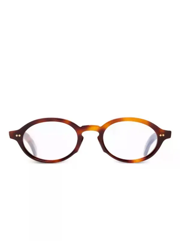 CUTLER & GROSS Gr13 Oval-shape Eyeglasses - Brown
