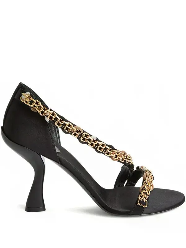 Emilio Pucci Chain Embellished Heeled Sandals