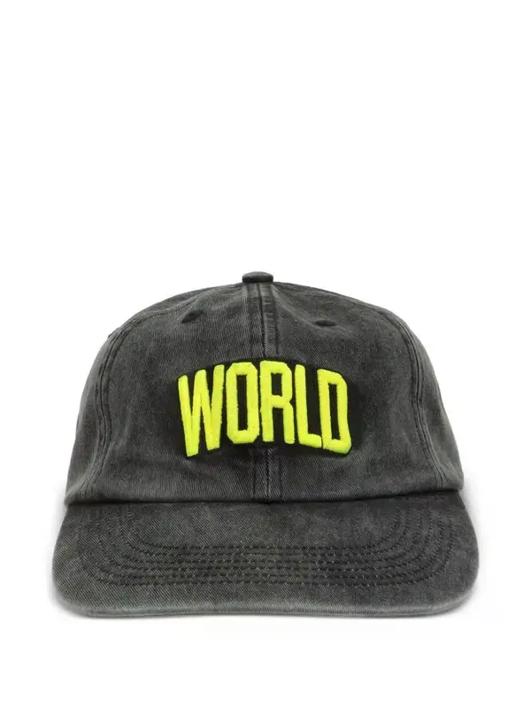 CHERRY WORLD Logo-embroidered Cap - Black