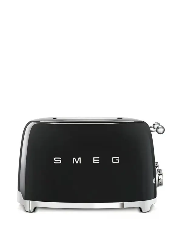 SMEG Dial Control Plissé Two-toaster - Black