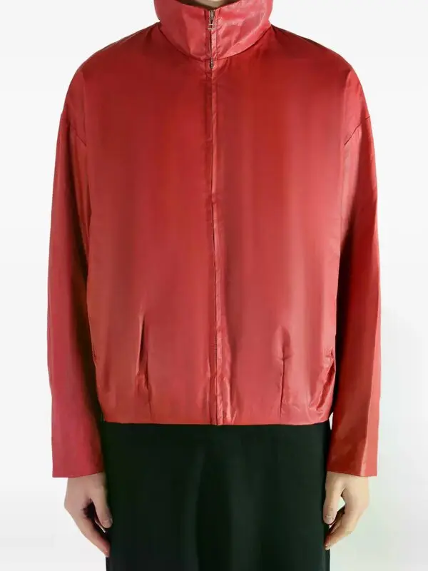 OMAR AFRIDI Zip-up High-neck Jacket