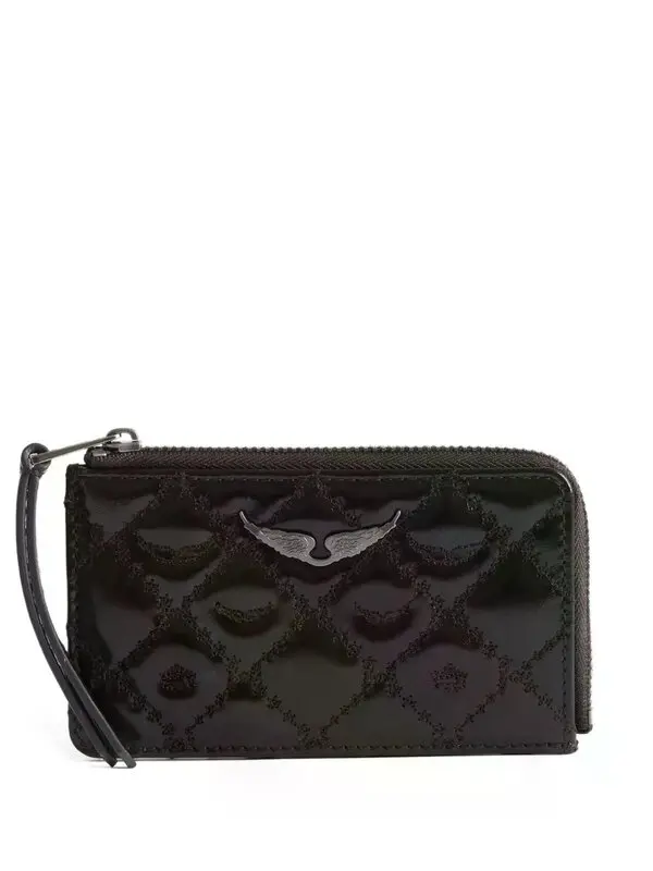 Zadig&Voltaire Monogram Quilted Wallet - Brown
