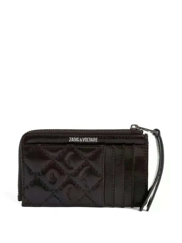 Zadig&Voltaire Monogram Quilted Wallet