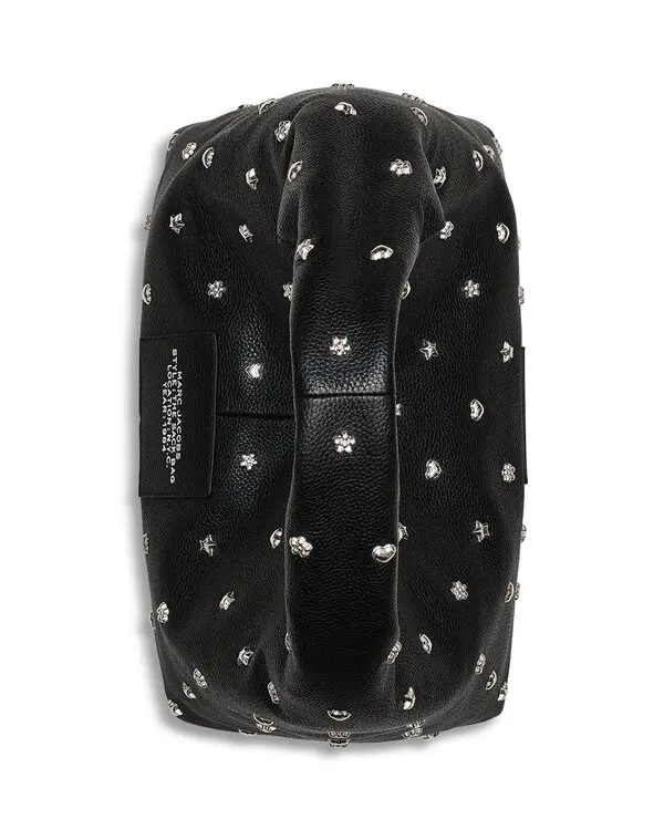 Marc Jacobs The Icon Mini Studded Leather Sack Bag - Black Multi