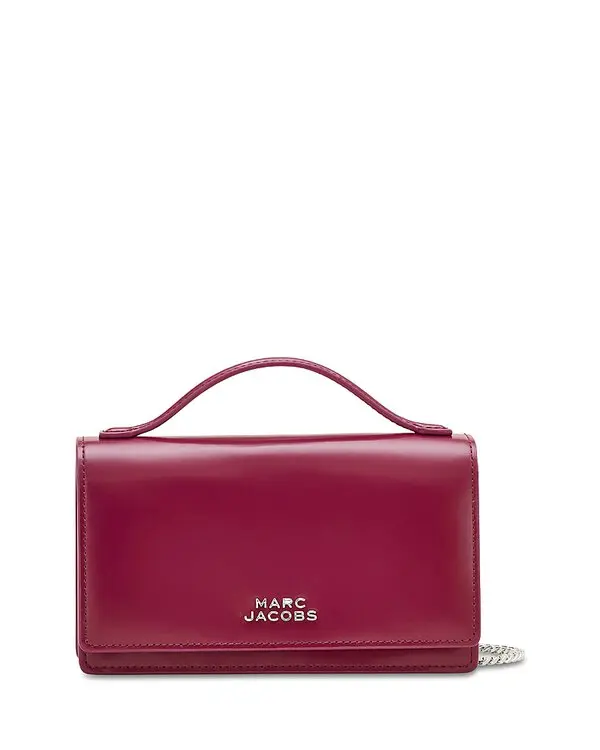 Marc Jacobs The Glam Mirror Leather Mini Bag - Lipgloss Pink