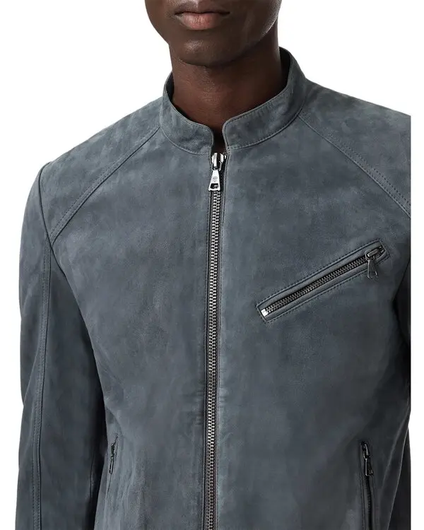 John Varvatos Wren Suede Biker Jacket