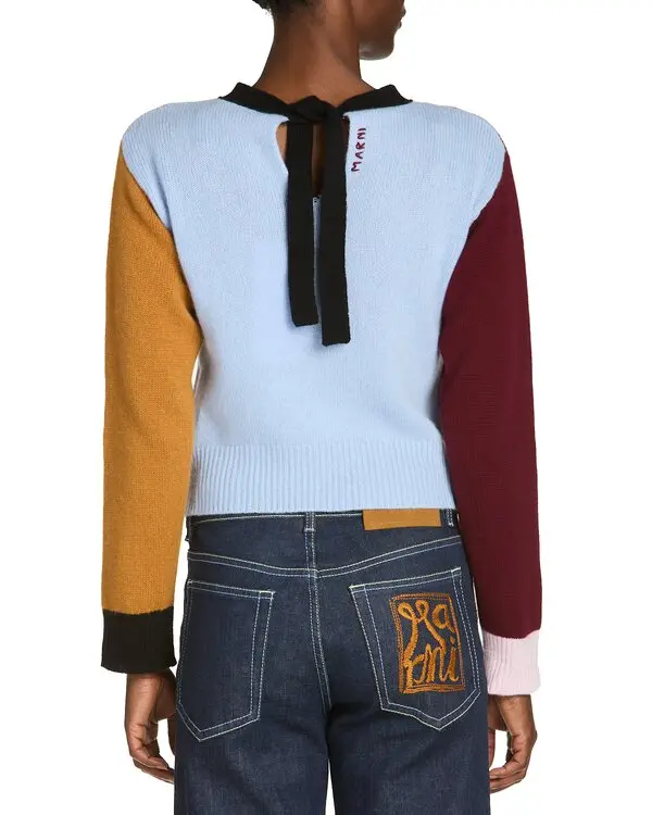 Marni Cashmere Color Blocked Sweater