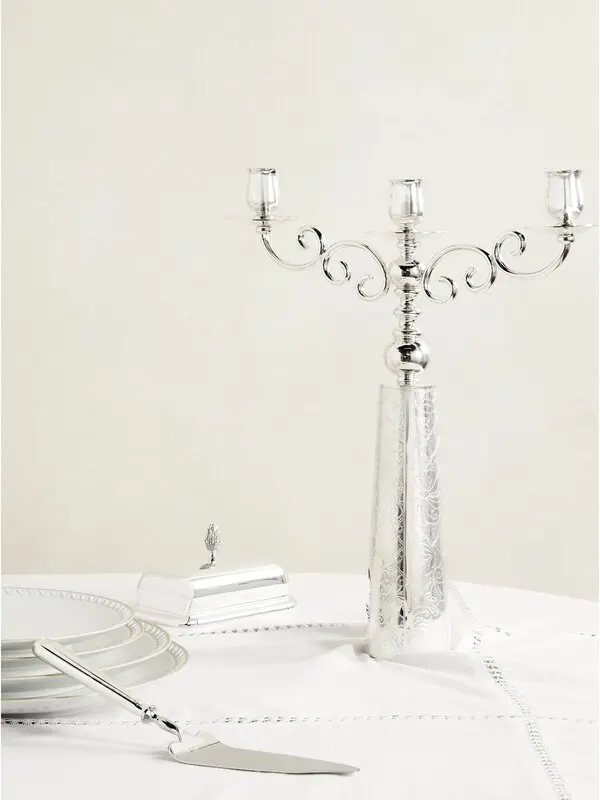 Christofle Jardin D'eden -plated Candelabra