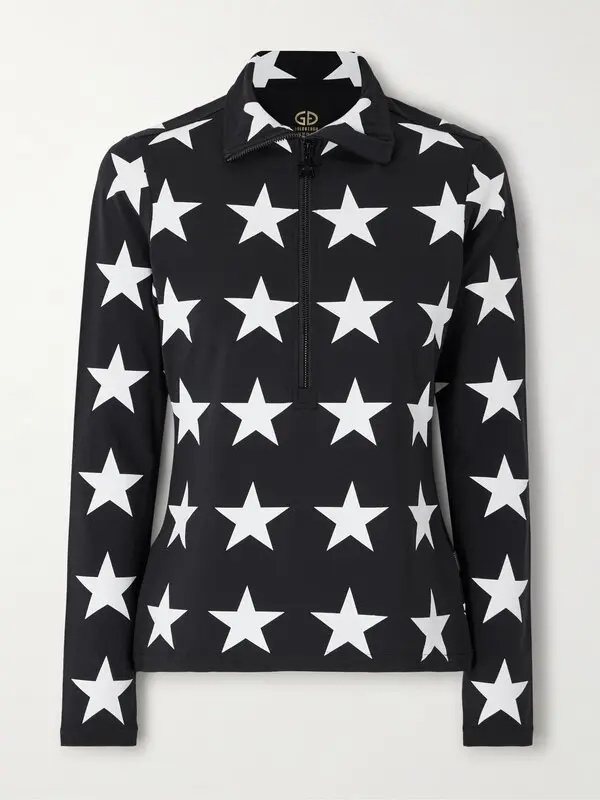 Goldbergh Lunaria Printed Base Layer - Black