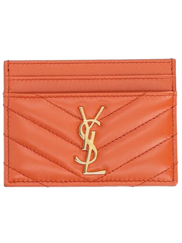 Saint Laurent Card Holder "cassandras - Red