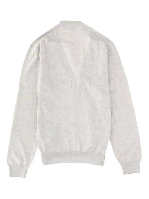 Maison Kitsuné Fox Head Cardigan - Grey
