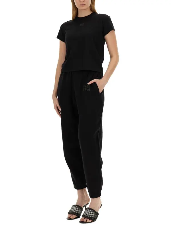 Alexander Wang Essential Shrunk T-shirt - Black