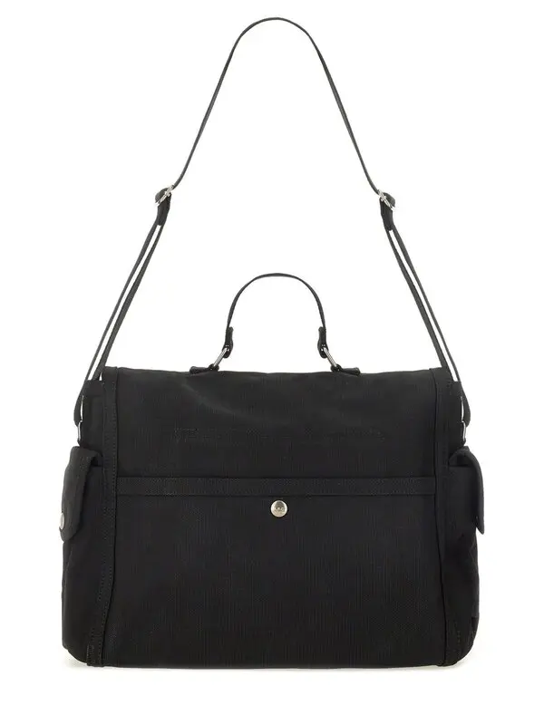 A.p.c. Shoulder Bag With Logo - Black