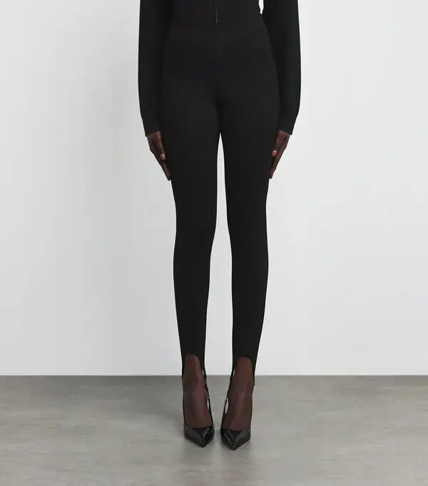 SKIMS High-waist Stirrup Leggings - Black