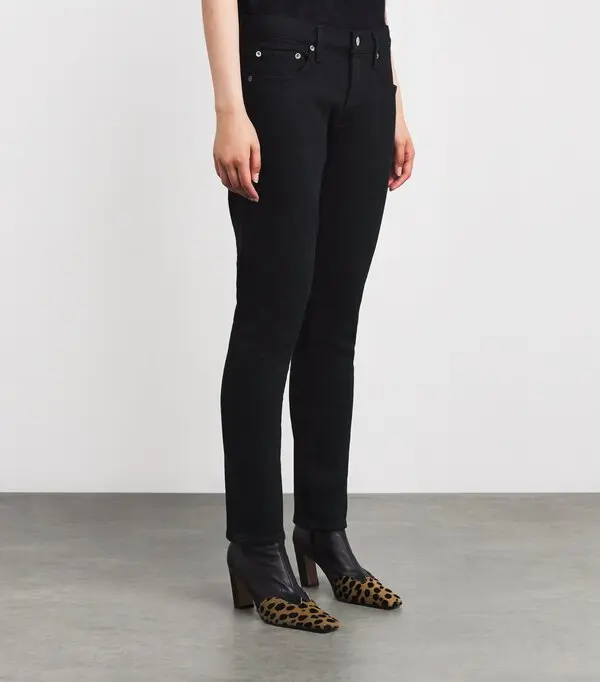 AGOLDE Cocktail Ankle Low-rise Slim-fit Jeans