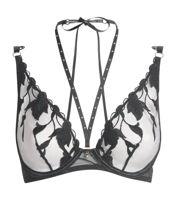 AUBADE Night At Paradise Triangle Bra - Black