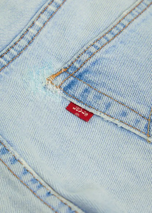 B Sides Vintage Reworked Panelled Wide-leg Jeans