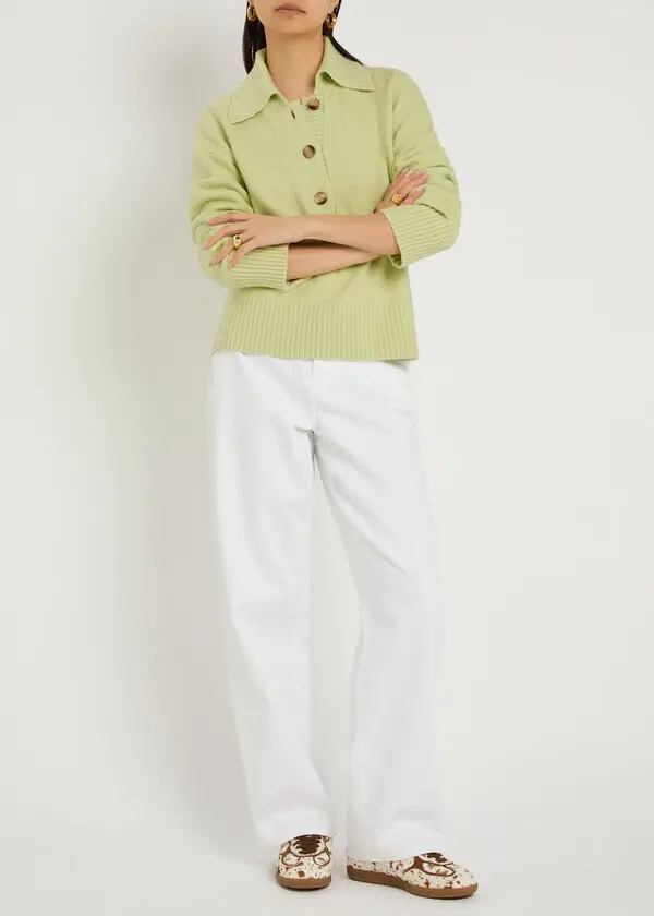 Free People Cotton-blend Polo Jumper
