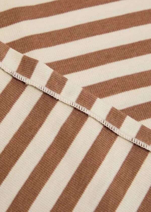 Free People Striped Turtleneck Top - Multicoloured