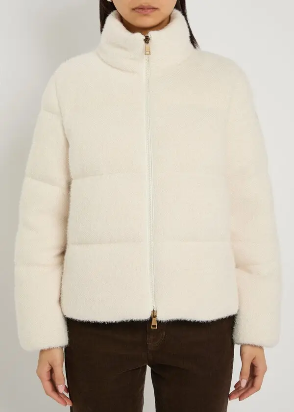 Moncler Mornas Padded Bouclé Jacket