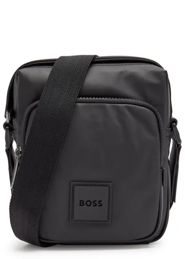 BOSS Logo Cross-body Bag - Black