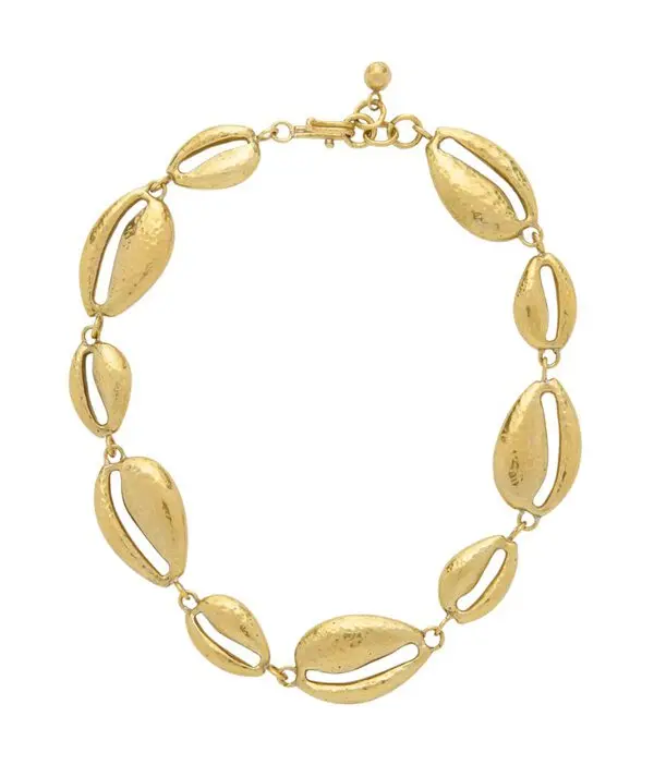 Ulla Johnson Cowrie Shell Necklace - Brass