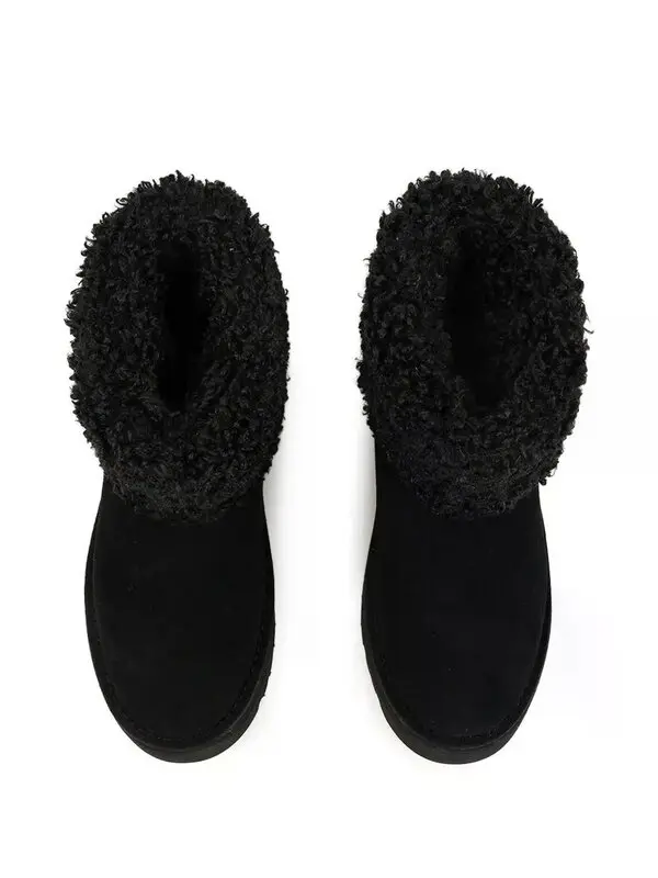 Karl Lagerfeld Skylar Signature-detail Platform Boots - Black