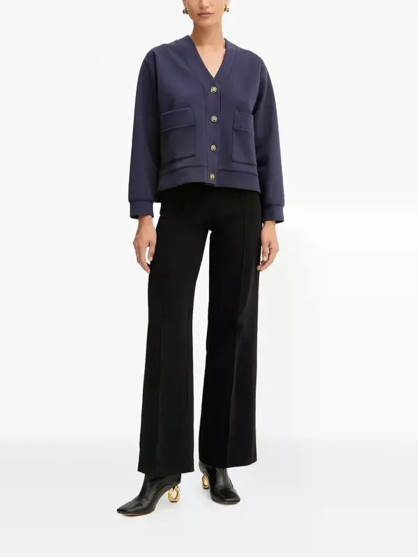 Karl Lagerfeld Cropped Jersey Jacket