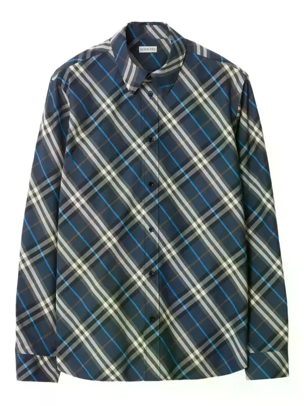 Burberry Check-pattern Cotton Shirt