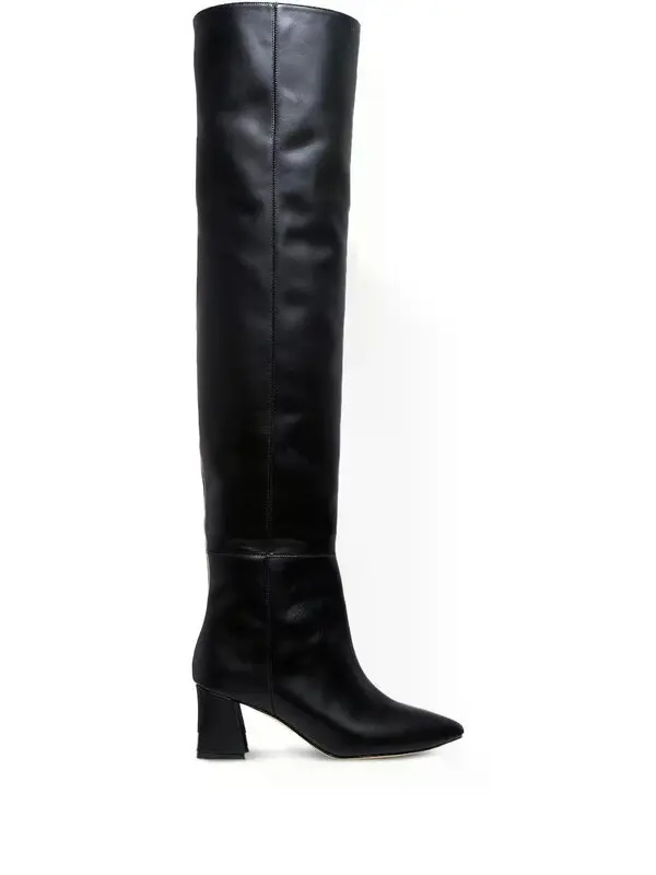 GINISSIMA 65mm Leather Thigh High Boots