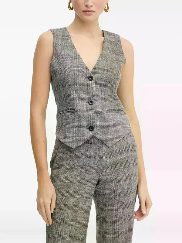 SILVIAN HEACH Checked Waistcoat