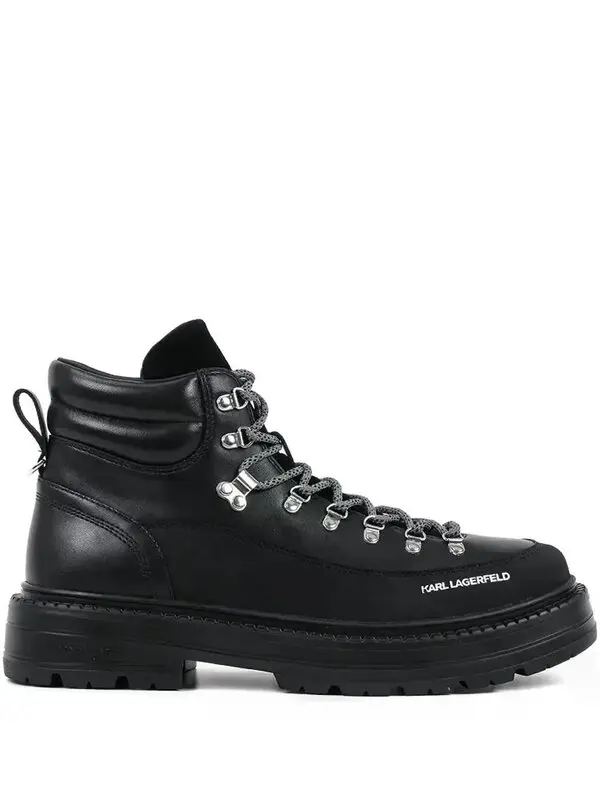 Karl Lagerfeld Miles Lace-up Boots