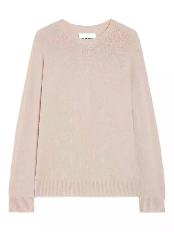 JIL SANDER Ribbed Crew-neck Sweater - Pink