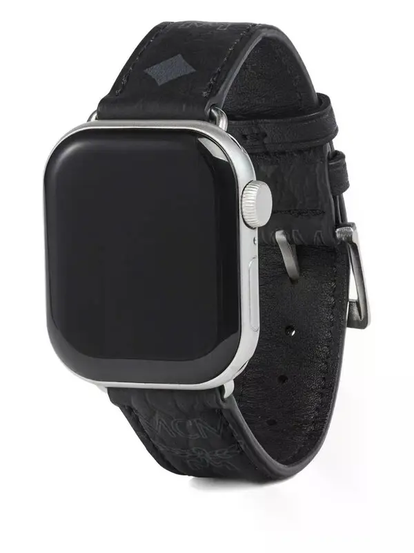 Mcm Visetos Apple Watch Band - Black