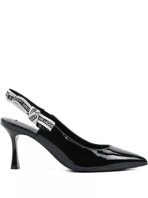 Karl Lagerfeld Sienna Slingback Pumps - Black