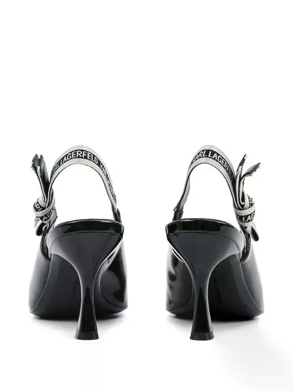 Karl Lagerfeld Sienna Slingback Pumps - Black