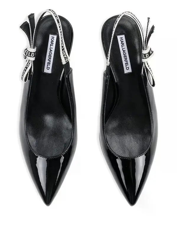 Karl Lagerfeld Sienna Slingback Pumps - Black
