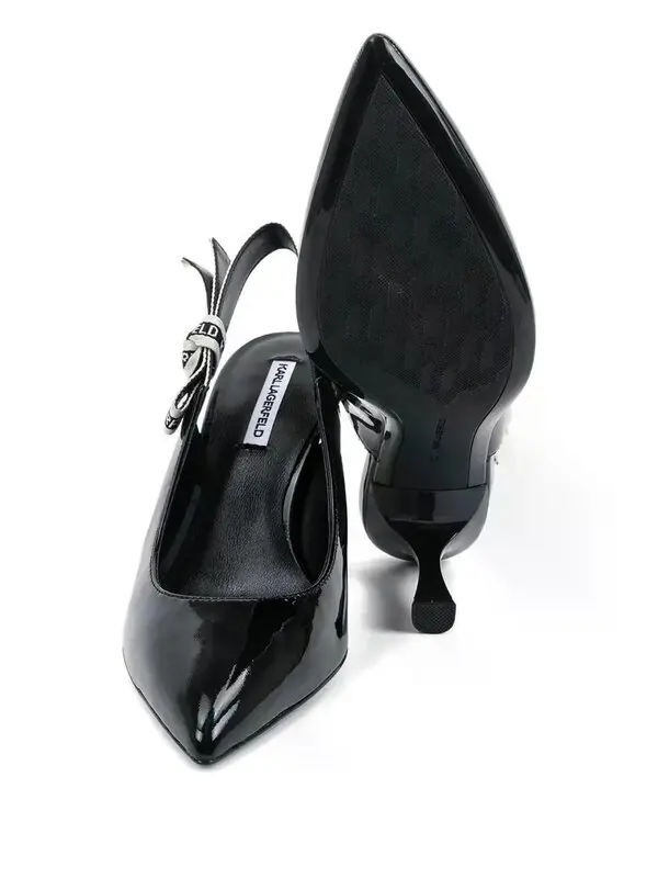 Karl Lagerfeld Sienna Slingback Pumps - Black