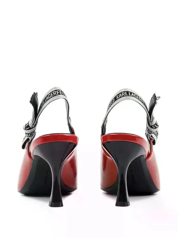 Karl Lagerfeld Sienna Slingback Pumps - Red