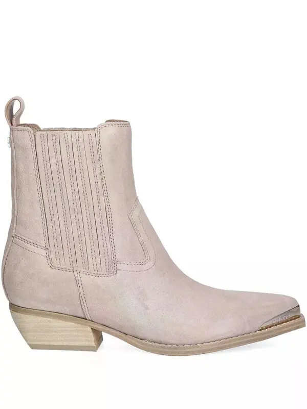 Guess Pointed Toe Boots - Neutrals