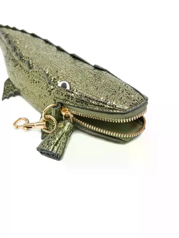 ANYA HINDMARCH Crocodile-shape Coin Pouch