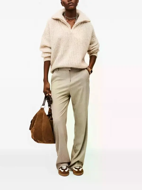 Ba&sh Bristol Belt Loop Trousers - Neutrals