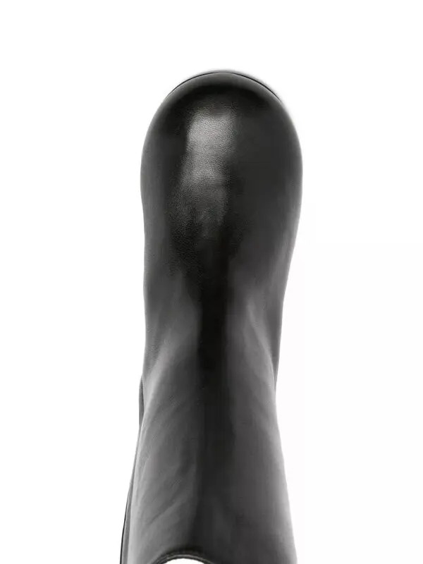 NICOLE SALDANA Sculpted-heel Ankle Boots