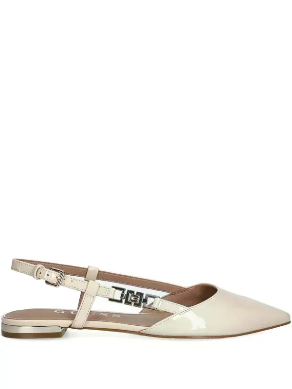 Guess Buckle Strap Ballet Flats