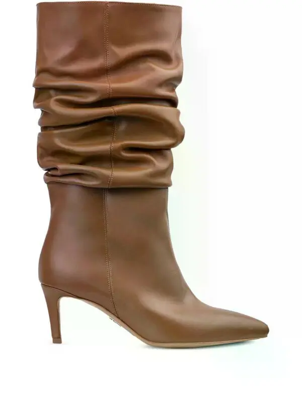 GINISSIMA Eva Slouchy Boots - Brown