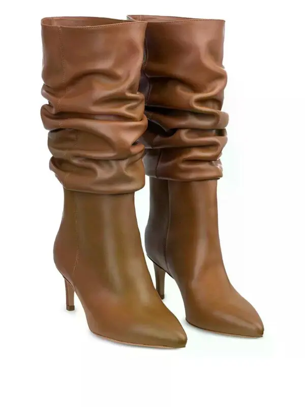 GINISSIMA Eva Slouchy Boots - Brown