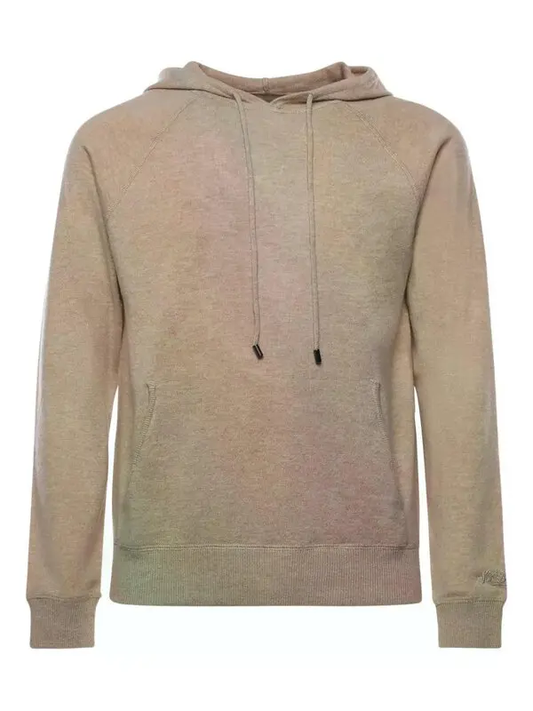 MC2 SAINT BARTH Wool Hoodie - Neutrals