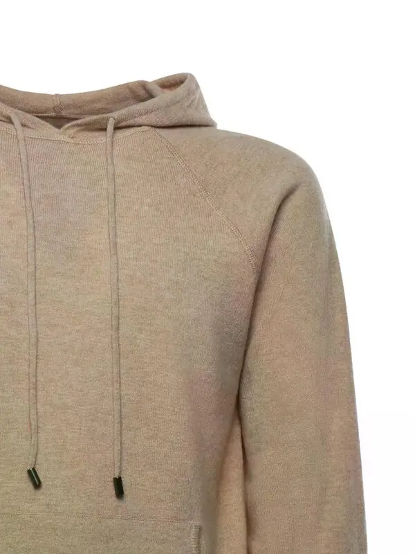 MC2 SAINT BARTH Wool Hoodie - Neutrals