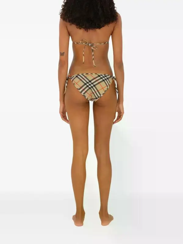 Burberry Checked Bikini Top
