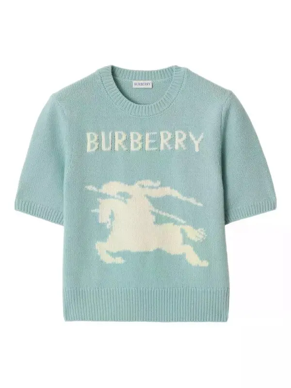 Burberry Short-sleeve Crew Neck Sweater